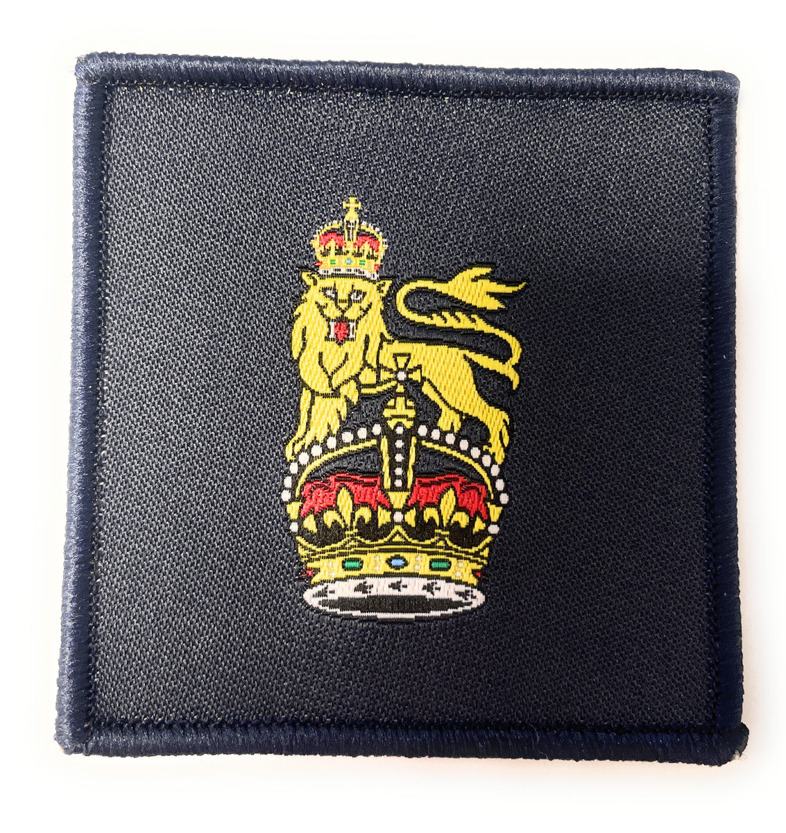 TRF - Army General Staff - Crown & Lion - Dark Navy - 60 x 60mm ...