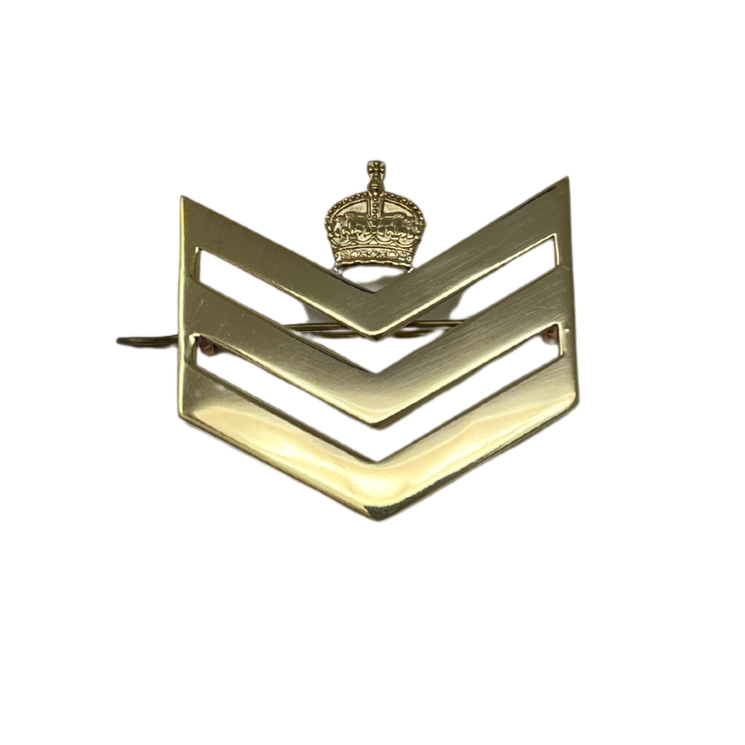 British Army Brass Chevron Staff Seargent | Badges of Rank ...